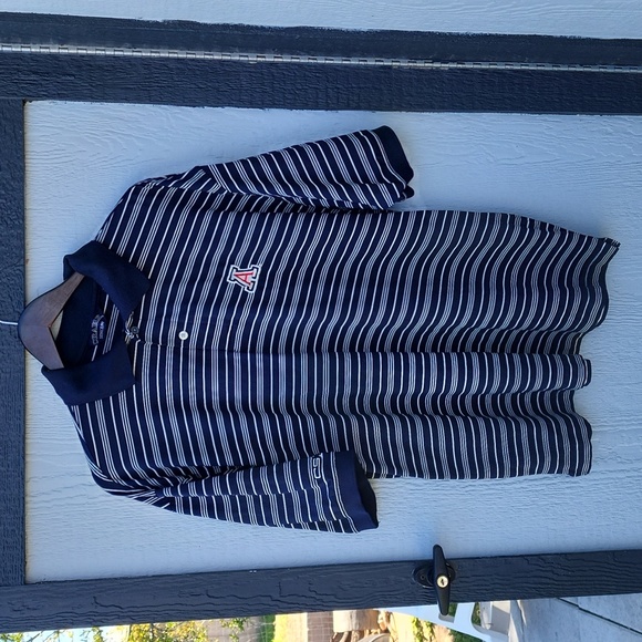 Crable Sportswear | Shirts | University Of Az Short Sleeve Blue And ...